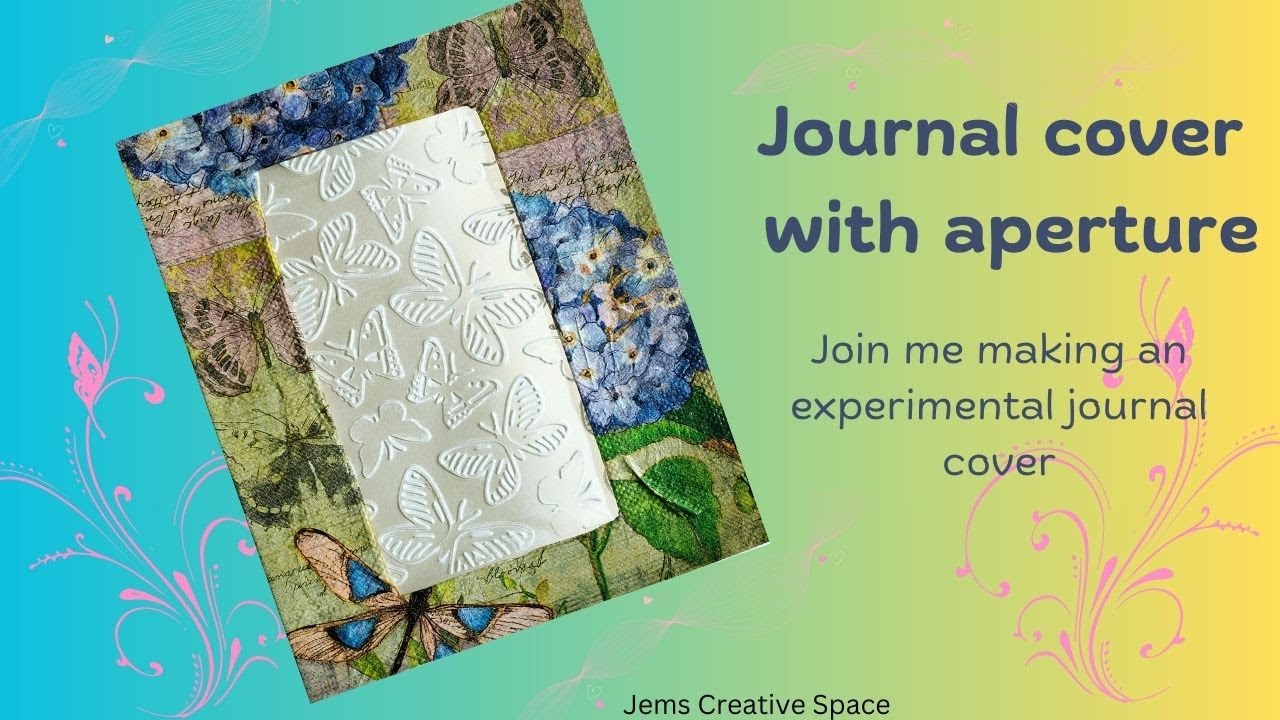 Journal cover with aperture - YouTube