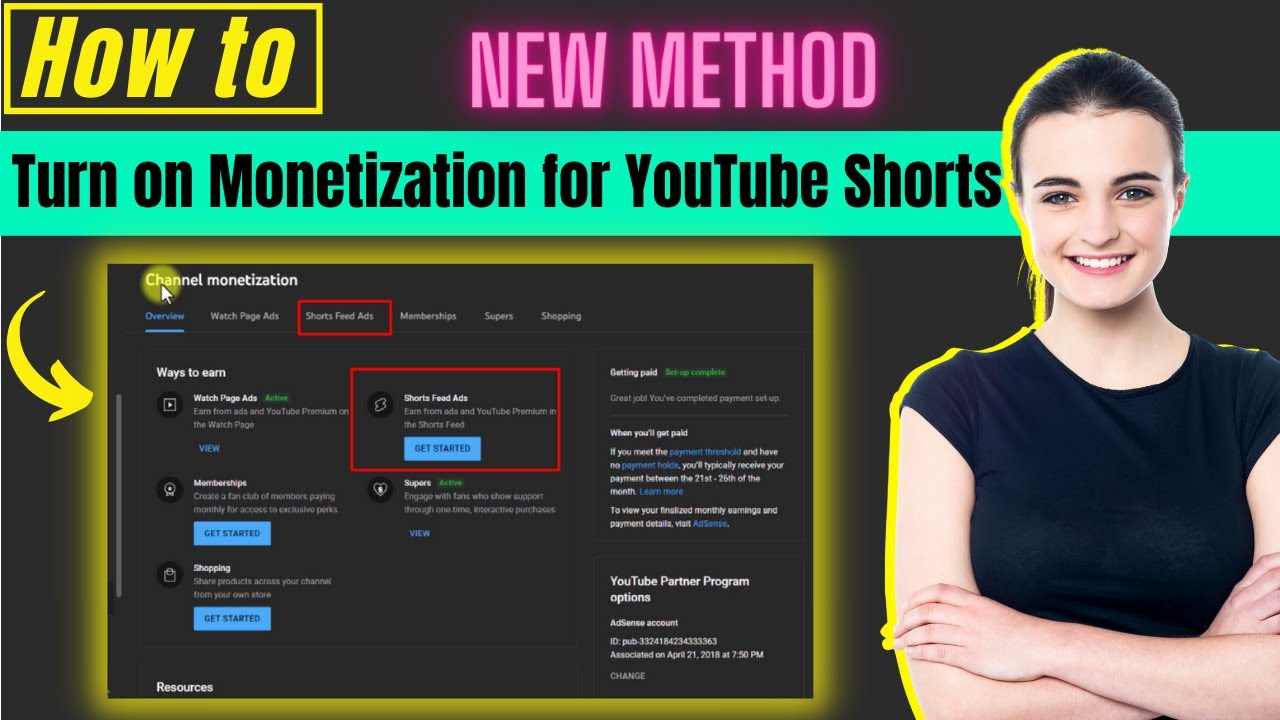 How to Turn on Monetization for YouTube Shorts 2025 - YouTube