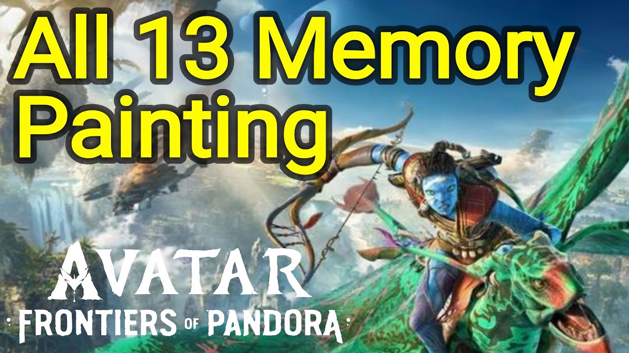 All Memory Painting Locations Avatar Frontiers of Pandora - YouTube