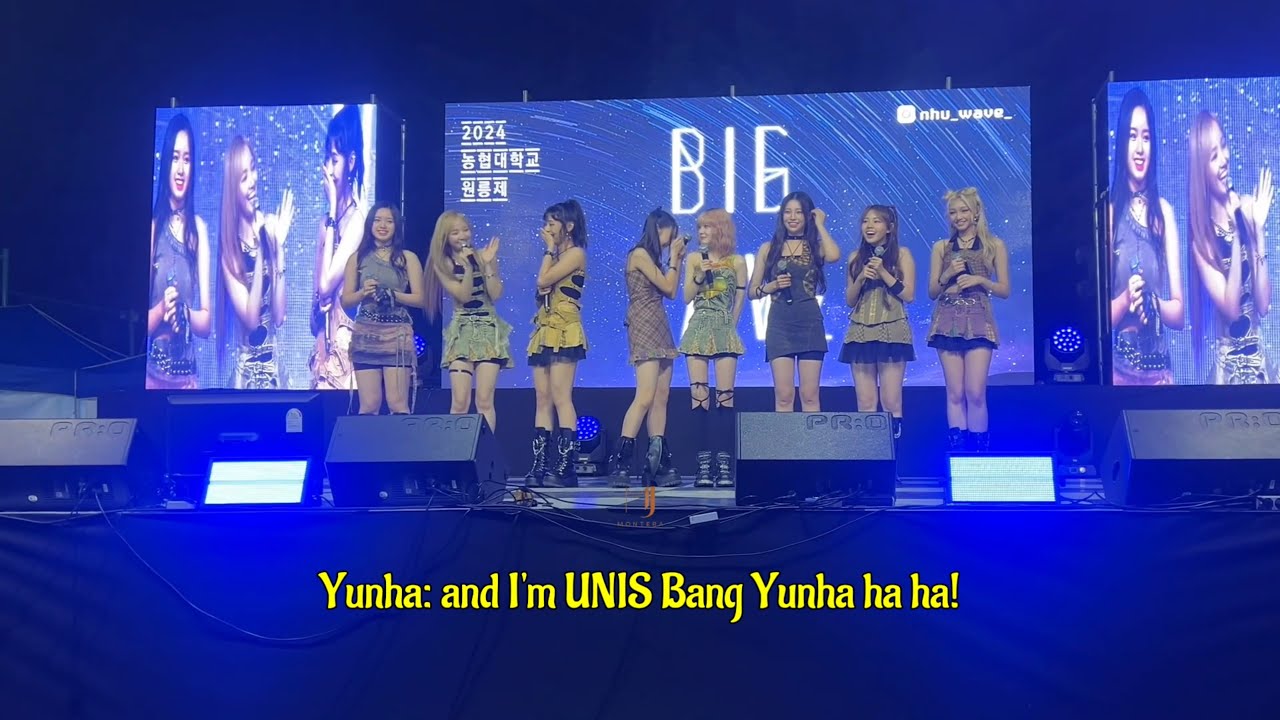 [ENGLISH SUBBED] UNIS Talking Ments @ Nonghyup University 2024 Fall ...