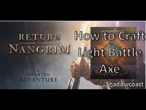 How to Forge Light Battle Axe in Return to Nangrim - YouTube