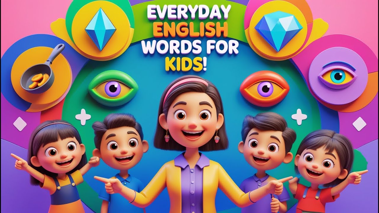 Learn EXCITING English Words for KIDS Every Day! - YouTube