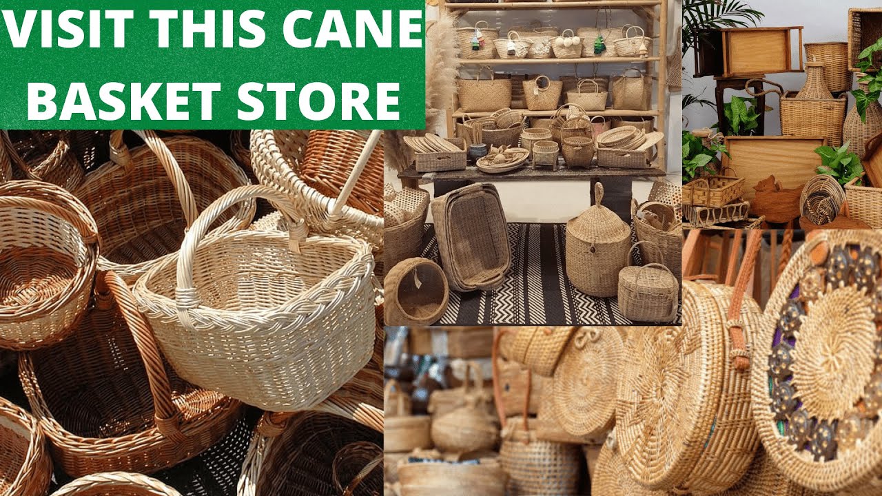 CANE BASKET STORE TOUR | CANE GIFT ITEMS |VLOGMAS VLOG 16 - YouTube