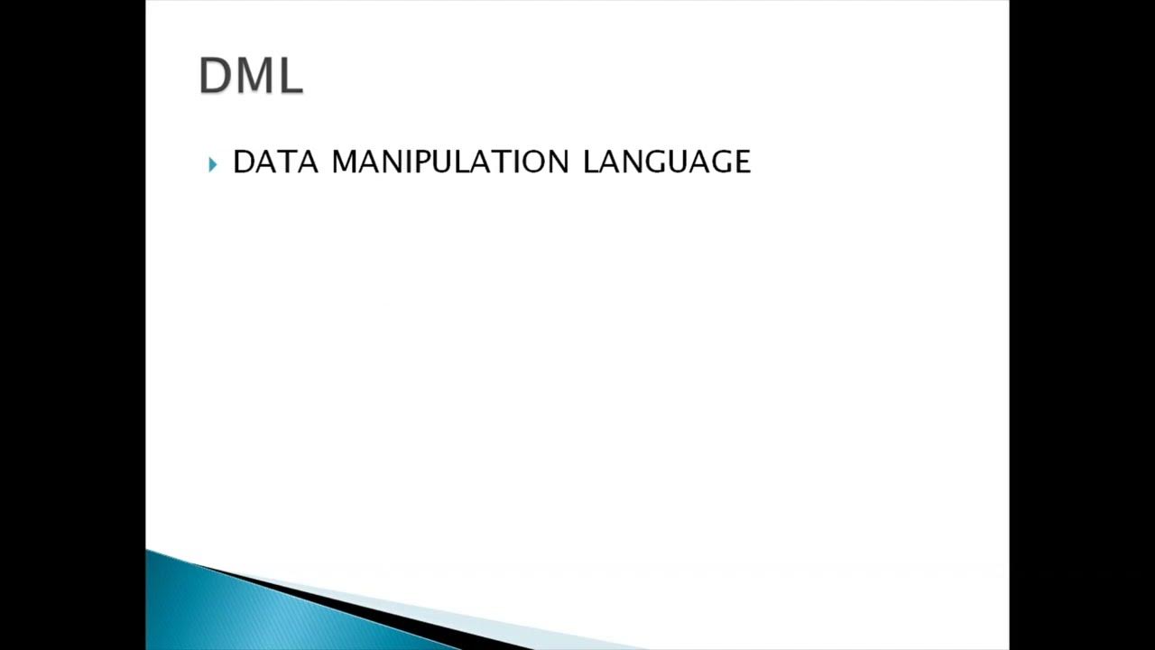 DML-DATA MANIPULATION LANGUAGE | CRUD OPERATIONS IN SQL IN TAMIL - YouTube