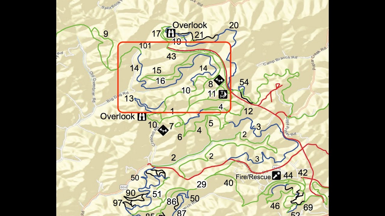 Spearhead Trails VA Coal Canyon pt8 almost to Ridgeview - YouTube