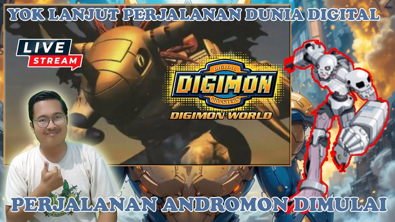 🔴 LIVE DIGIMON WORLD PS1 - PERJALANAN ANDROMON DIMULAI - YouTube