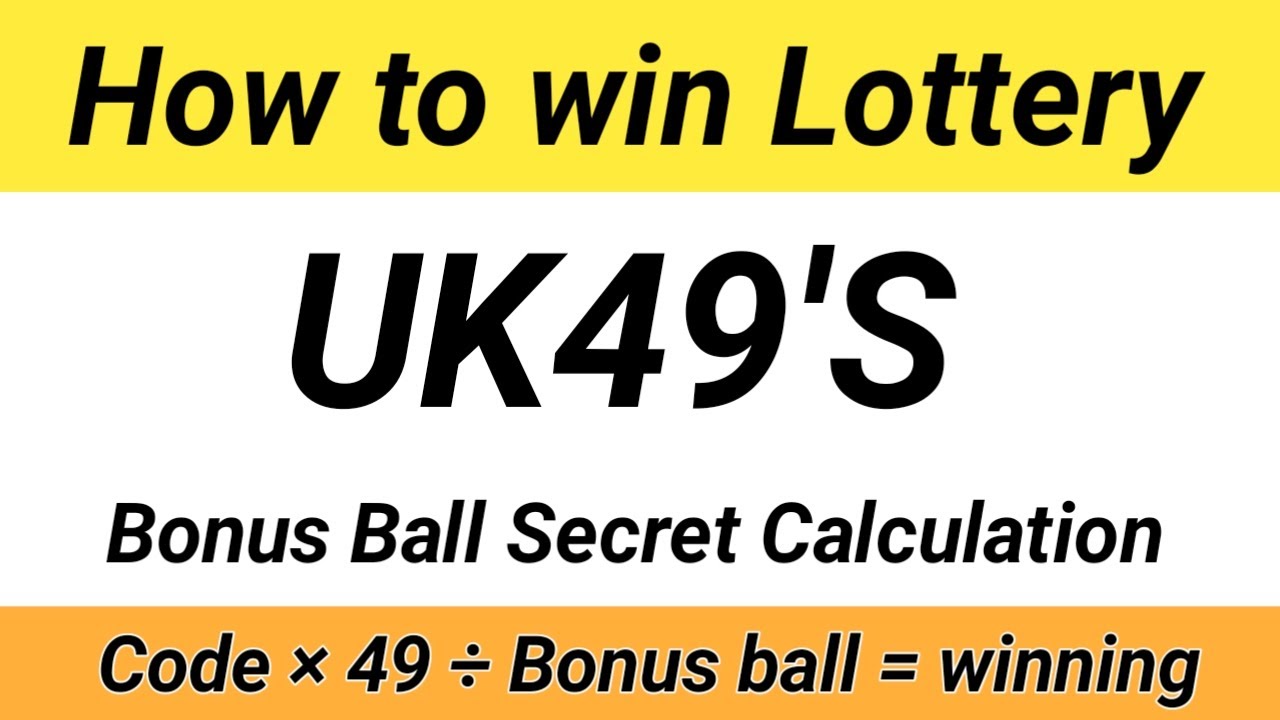 Uk49 lottery winning technic || how to win lottery, - YouTube