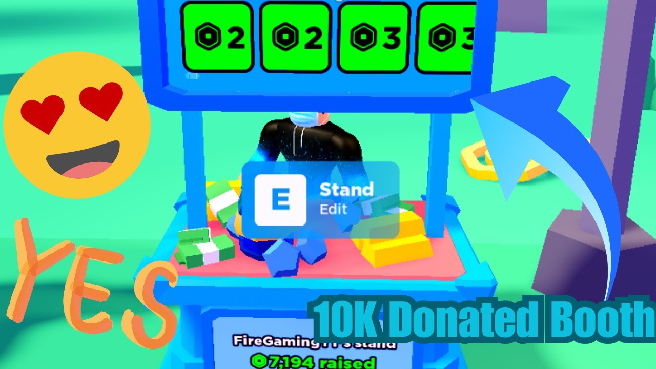 I Got The 10K Donated Booth in PLS DONATE - YouTube