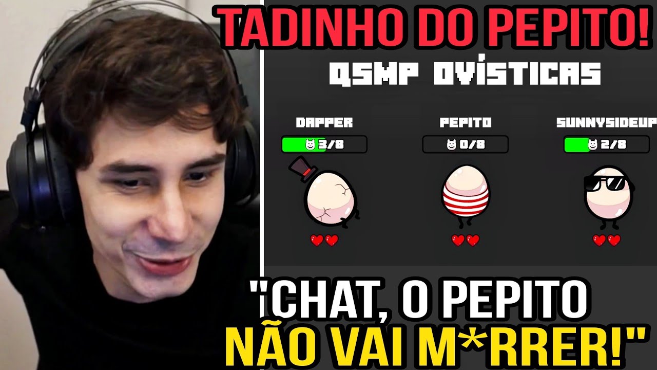 A TRISTE SITUAÇÃO DO PEPITO NO QSMP KKKKKK | QSMP - YouTube