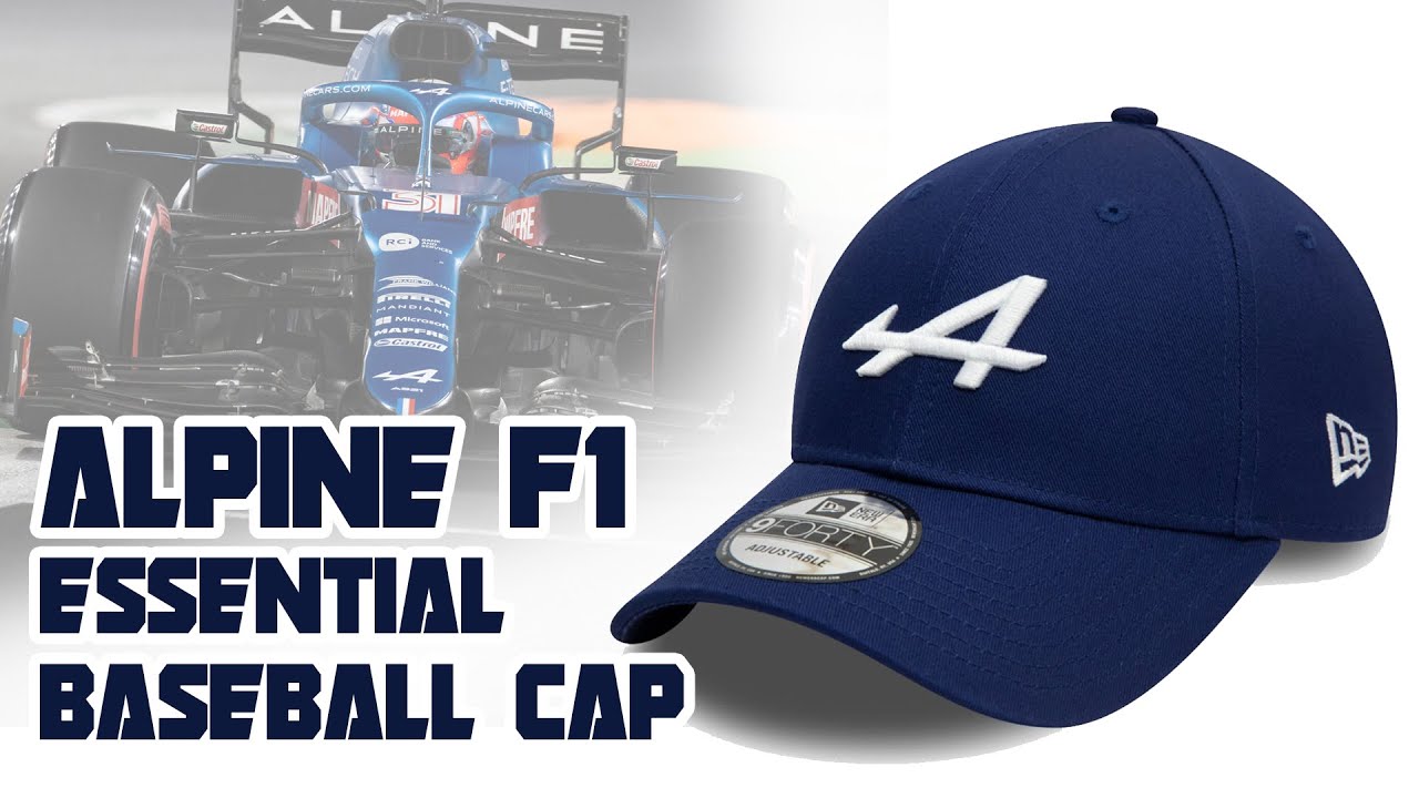 Alpine F1 Essential Baseball cap 2022 review - FansBRANDS.com - YouTube