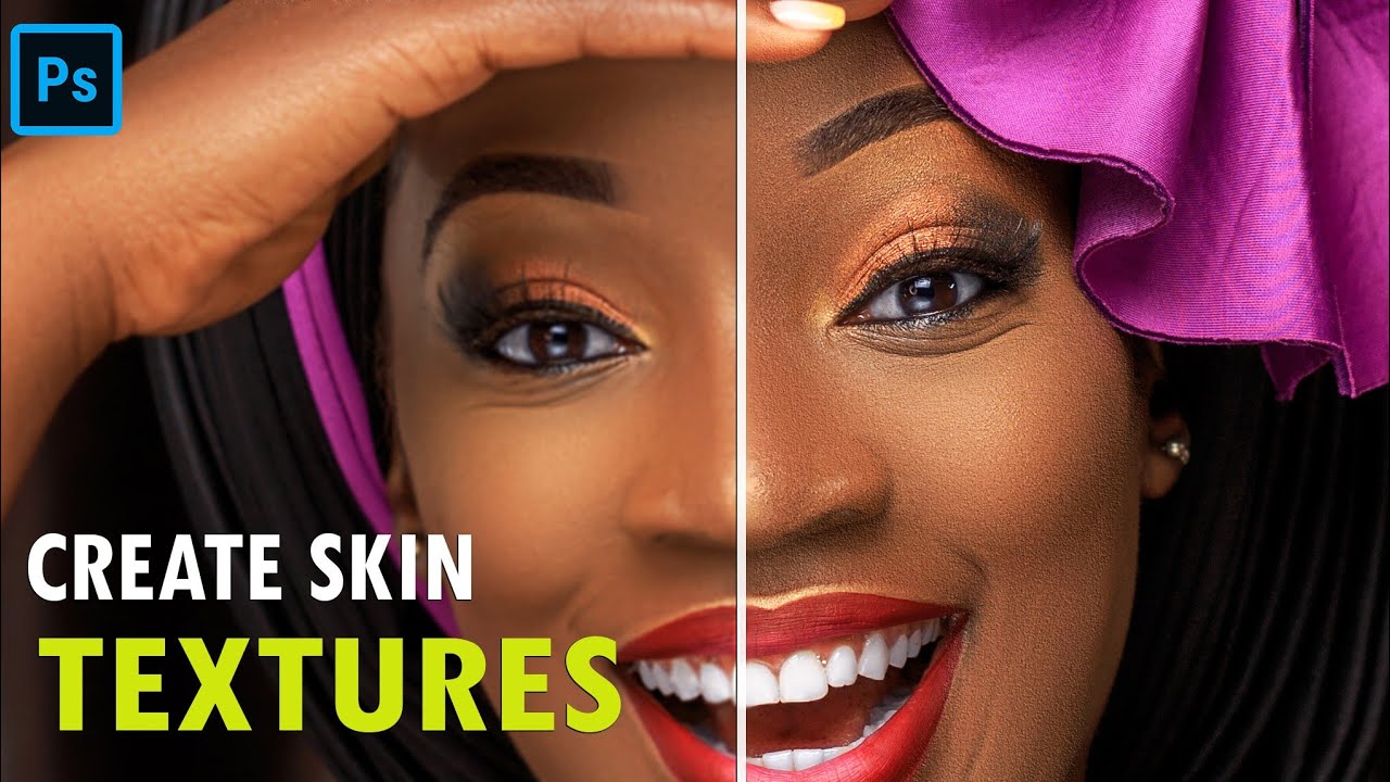How To Create Highly Realistic Skin Texture In Photoshop - YouTube