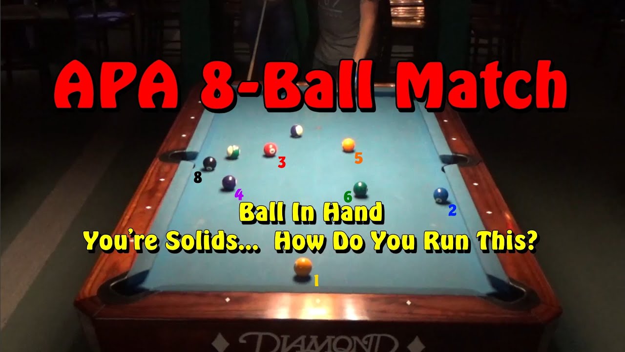 APA 8-Ball Match: Try To Always Have A Plan At The Table - YouTube