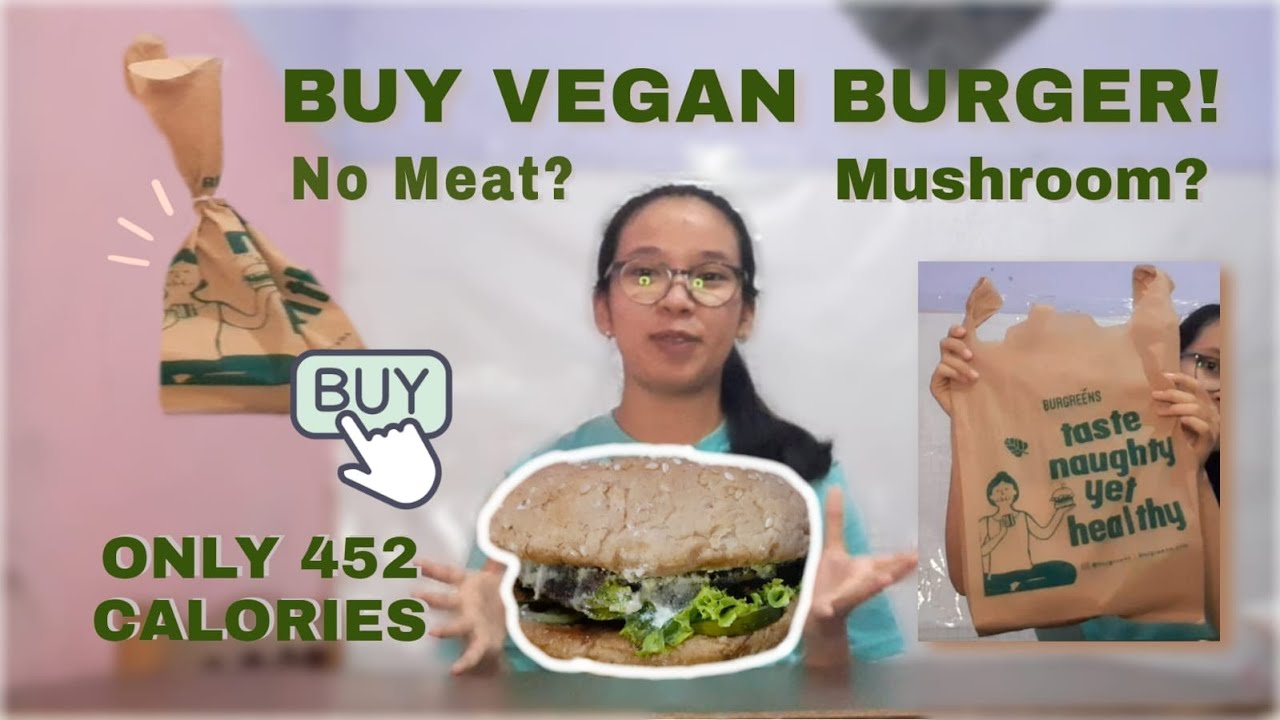 VEGAN BURGER REVIEW! (BURGREENS MENU) | Food Review - YouTube