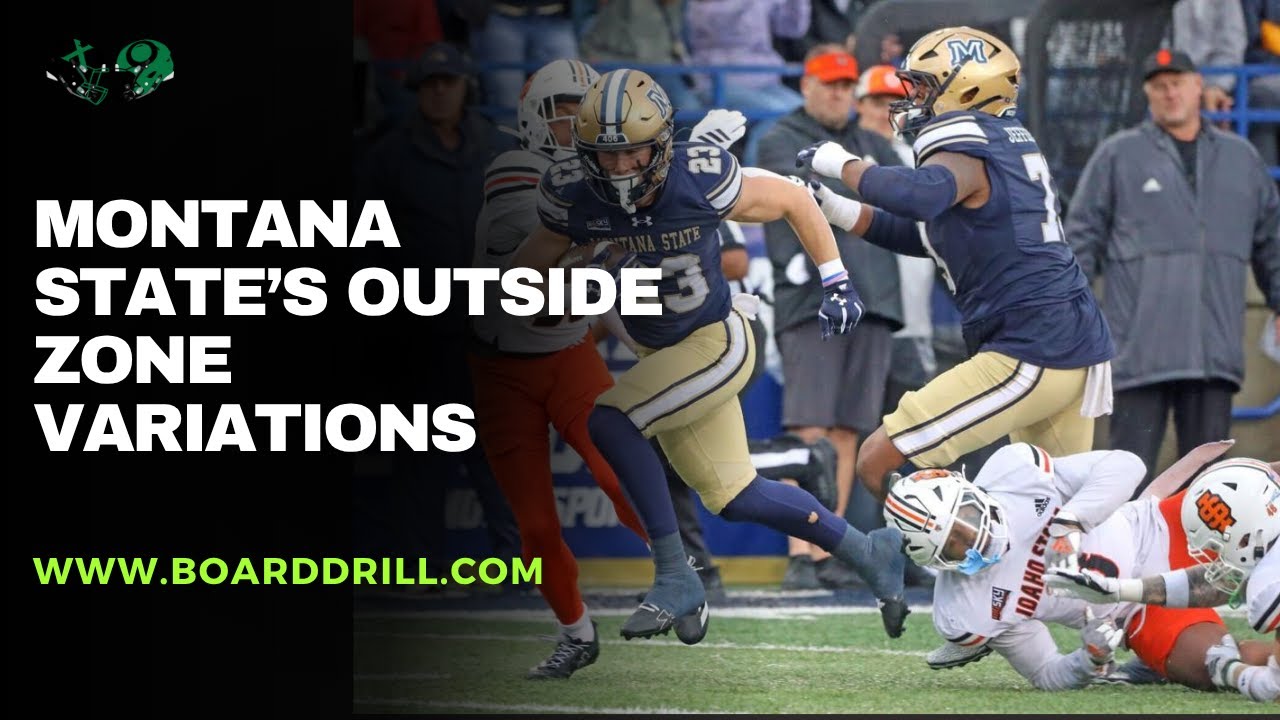 Board Drill Quick Hit: Montana State Outside Zone Variations - YouTube