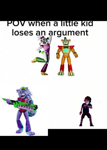 :pov when a little lost an argument #fnaf - YouTube