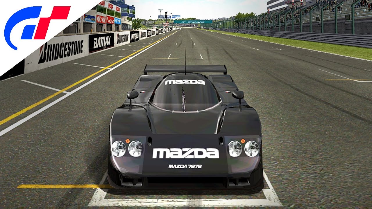 Gran Turismo 4 - Suzuka Circuit - Mazda 787B Black - Race - YouTube