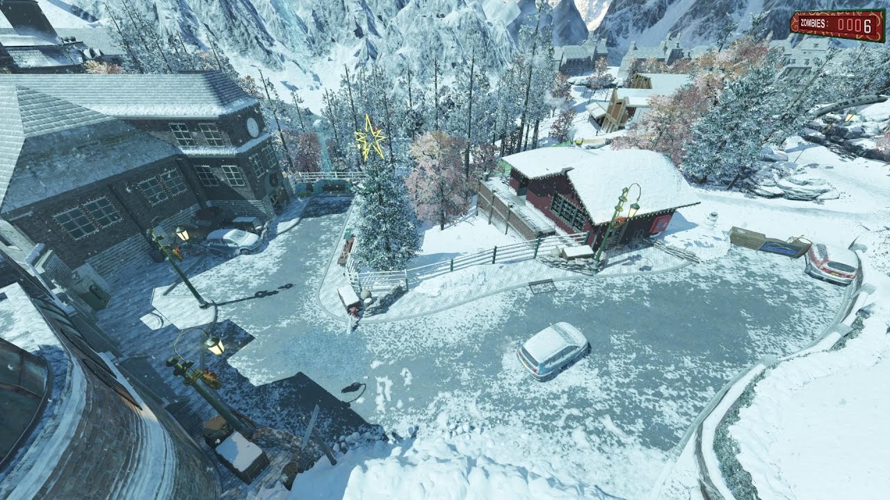 Call of Duty custom zombies (ski resort) - YouTube