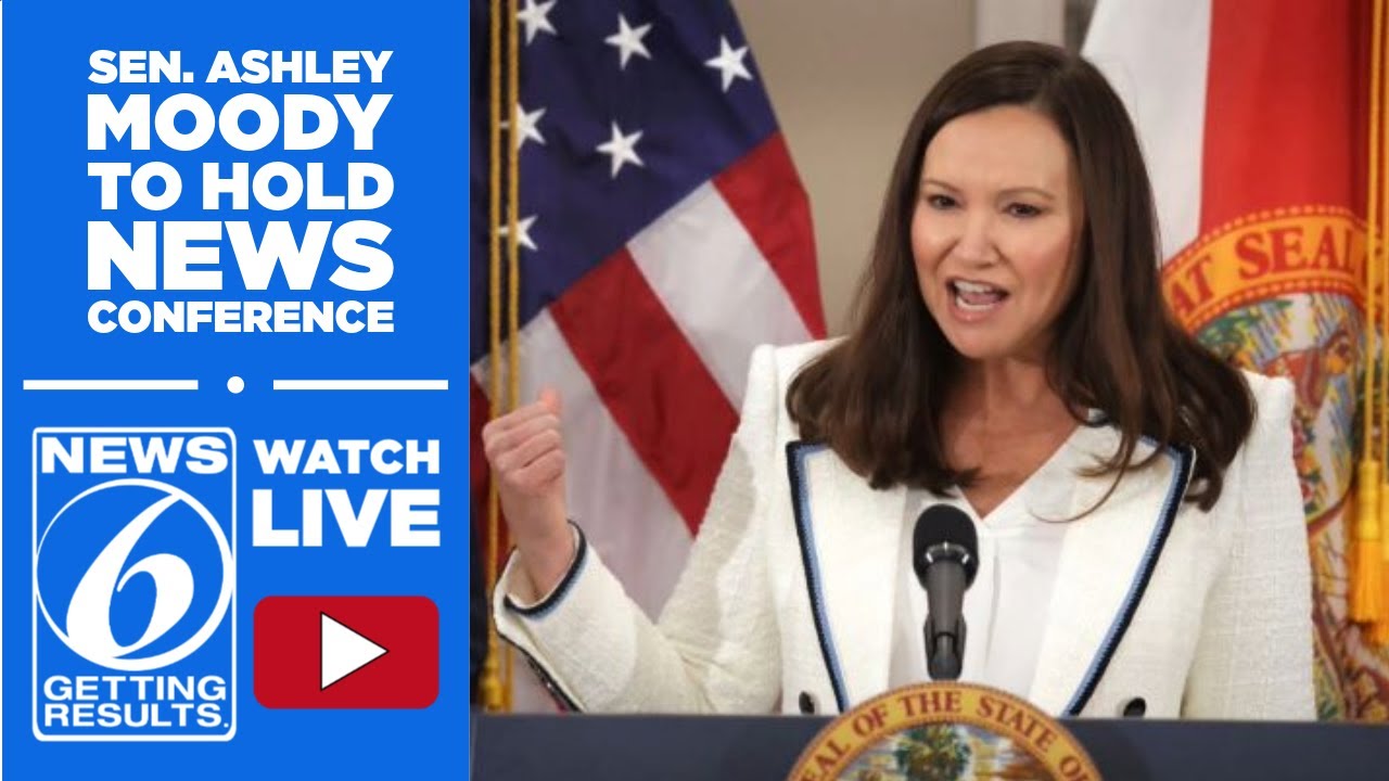 Sen. Ashley Moody to hold news conference in Merritt Island - YouTube
