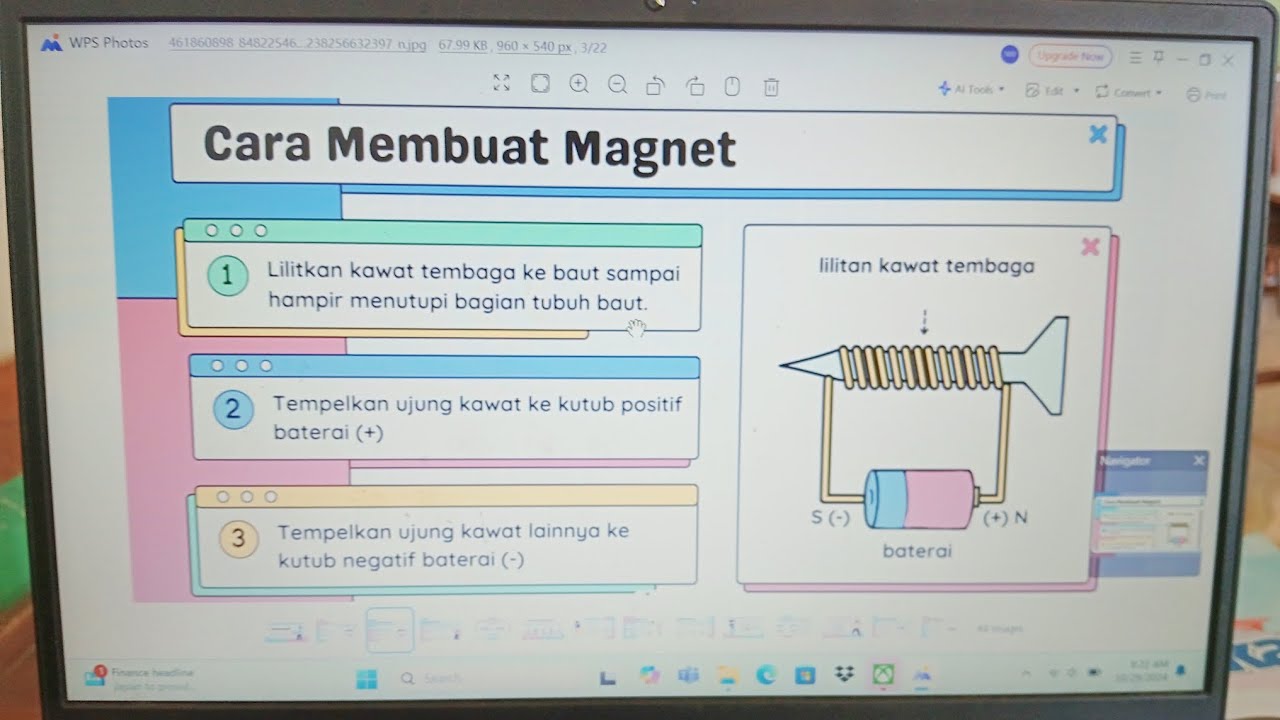 Kelas 5A Praktik Membuat Magnet - YouTube