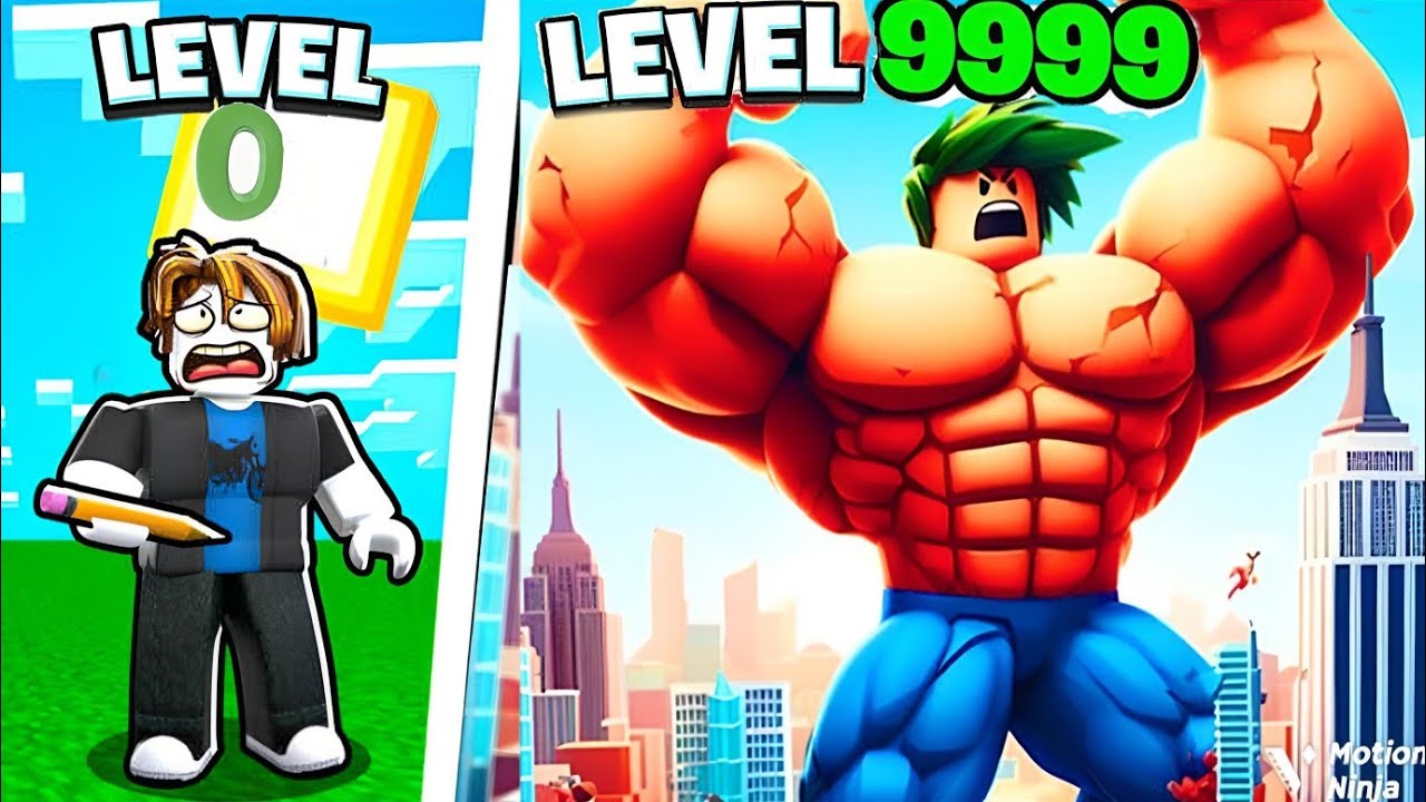 I Train Weight Lifting For 1 Week Straight - Spending $,999,999 Robux ...