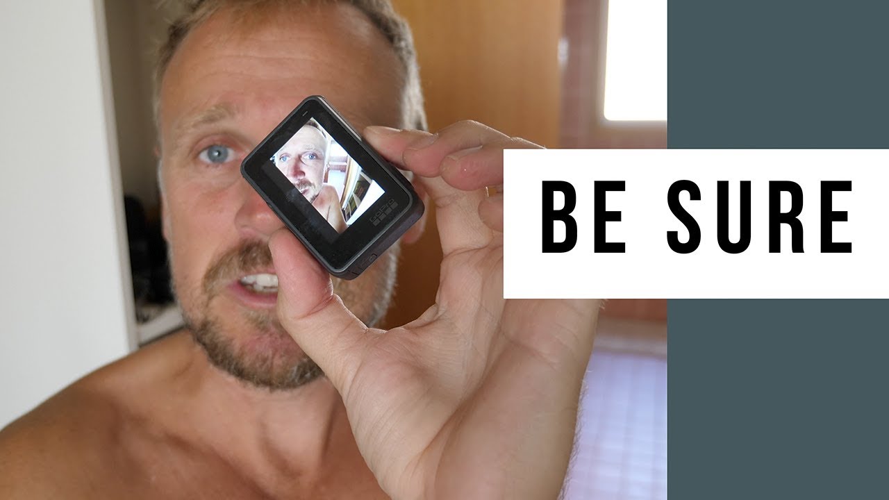 Why You Should Lock The GoPro Hero 5 Screen - YouTube
