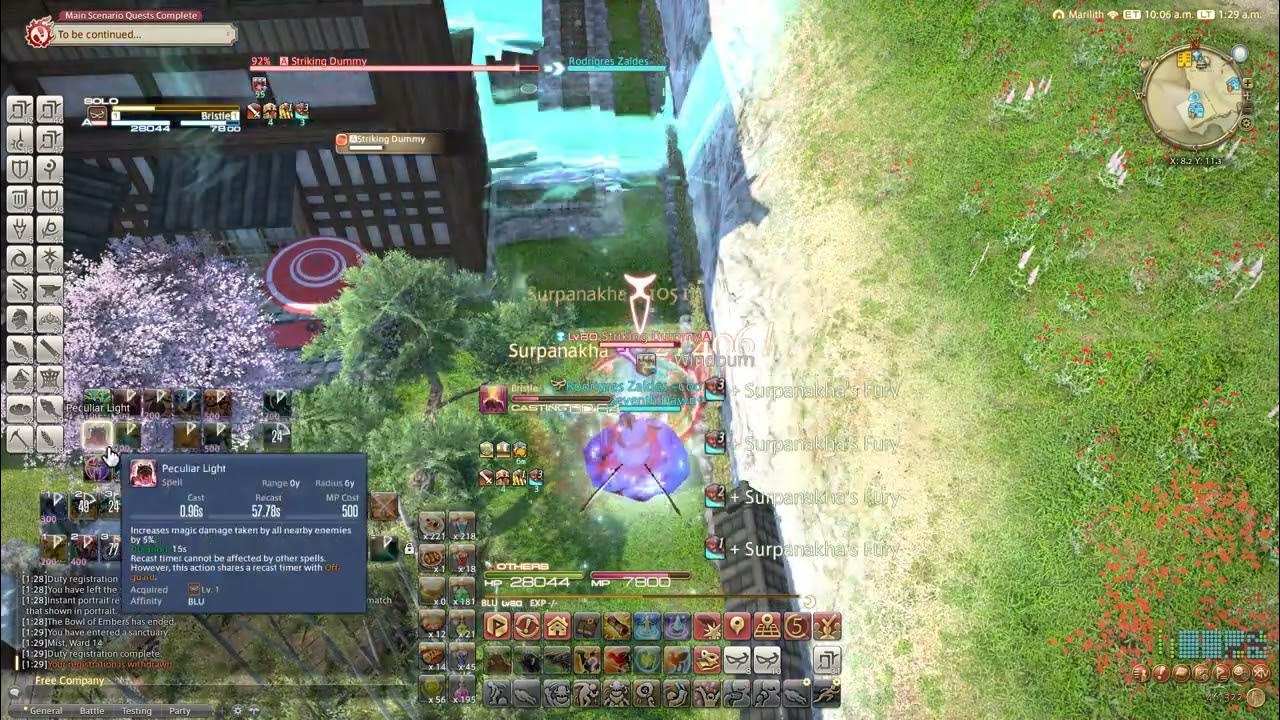 FF14 eulerthm Blu Opener 2.4 GCD - YouTube