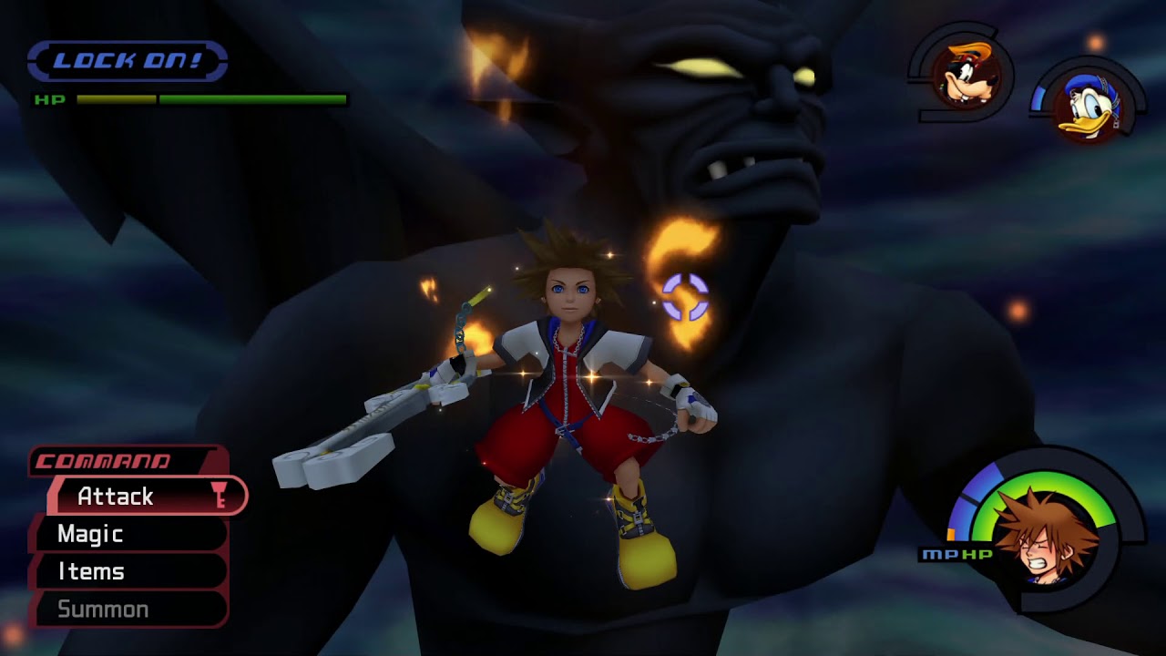 Kingdom Hearts- Chernabog Boss Part 1 - YouTube