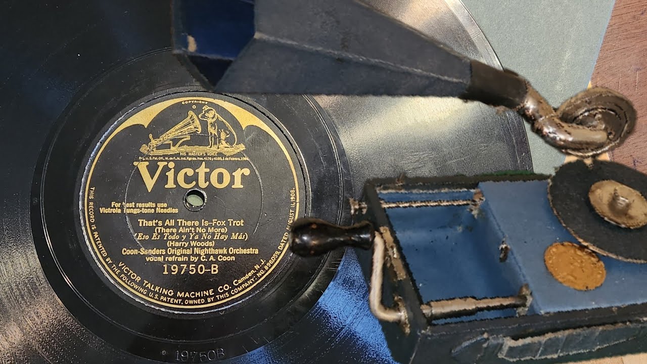🔥1925 Hot Music: Coon Sanders - "That's All There Is" - 1925 ...