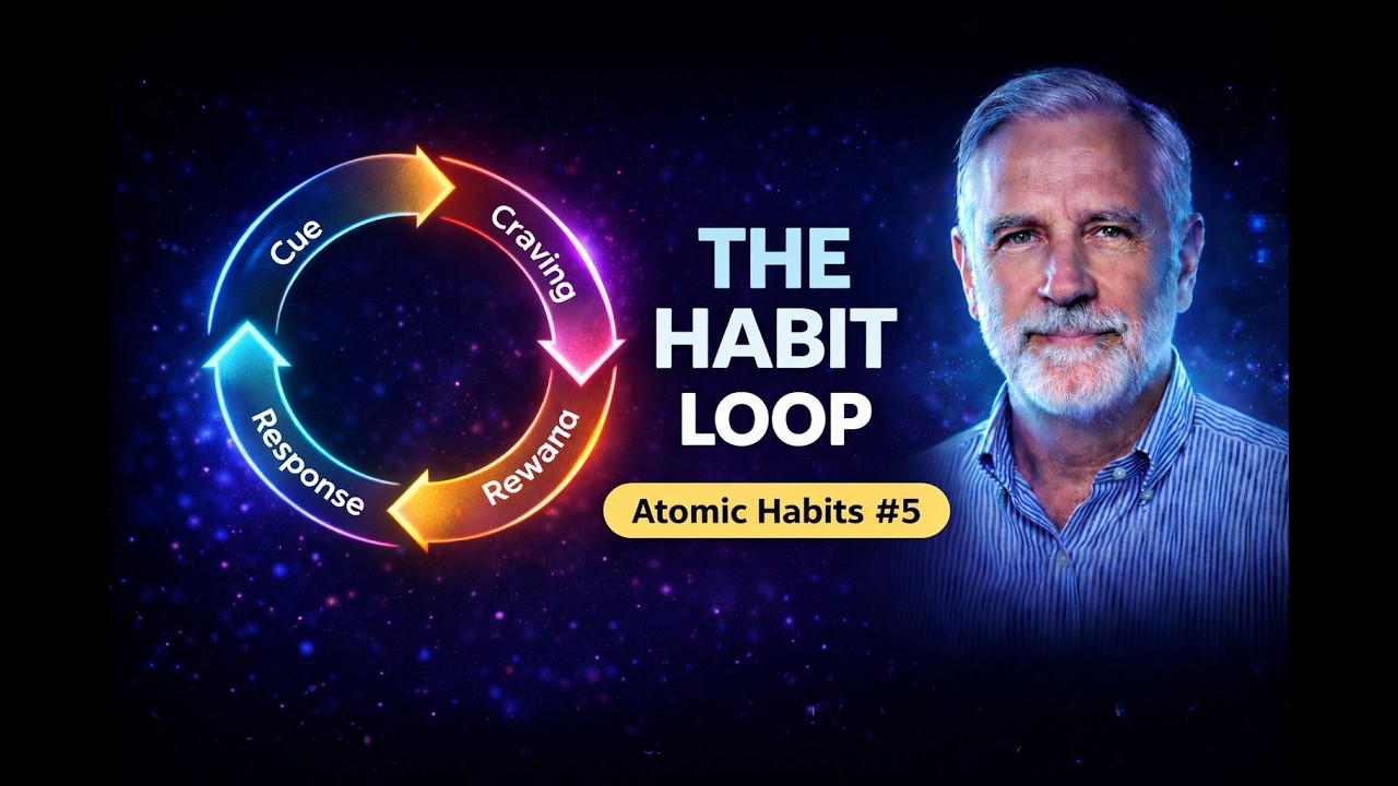 The Habit Loop Explained | Cue, Craving, Response, Reward - YouTube