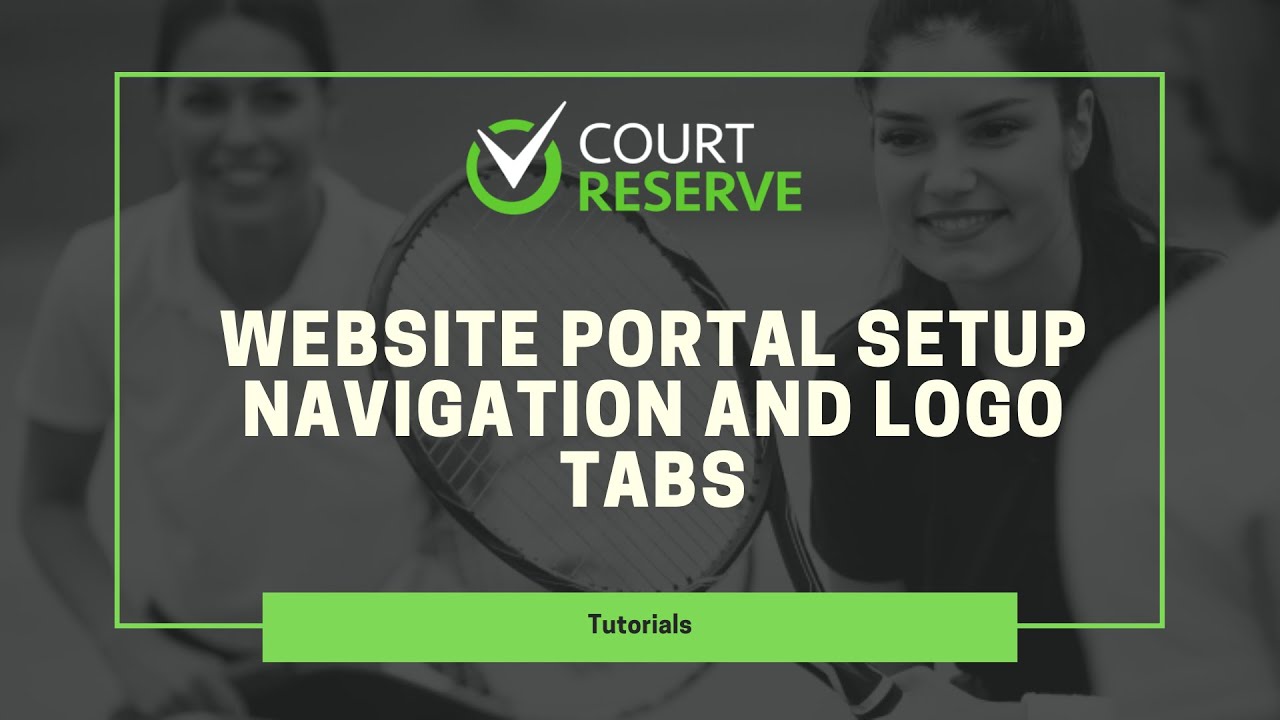 Website Portal Navigation and Logo Tab - YouTube