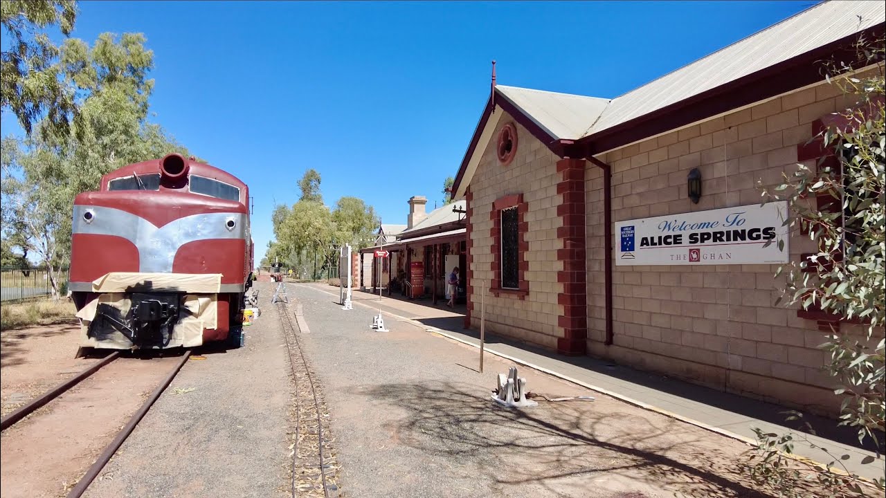 Central Australia Holiday 2022 #066 | Road Transport & Old Ghan Museum ...