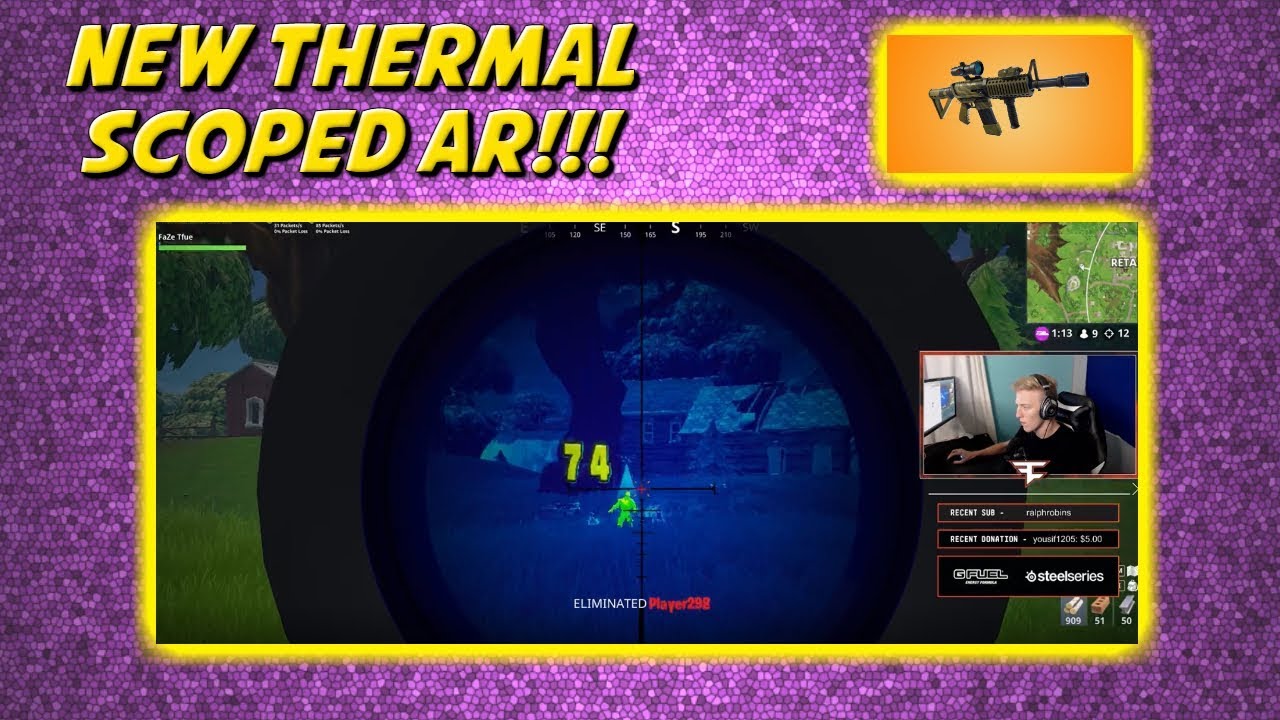 NEW THERMAL SCOPED AR GAMEPLAY | Fortnite Highlights Daily #16 - YouTube