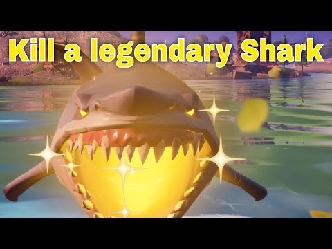 Fortnite - Legendären  (Mythischen) Hai gefangen und besiegt ?  Sehr selten...? MYTHIC SHARKS