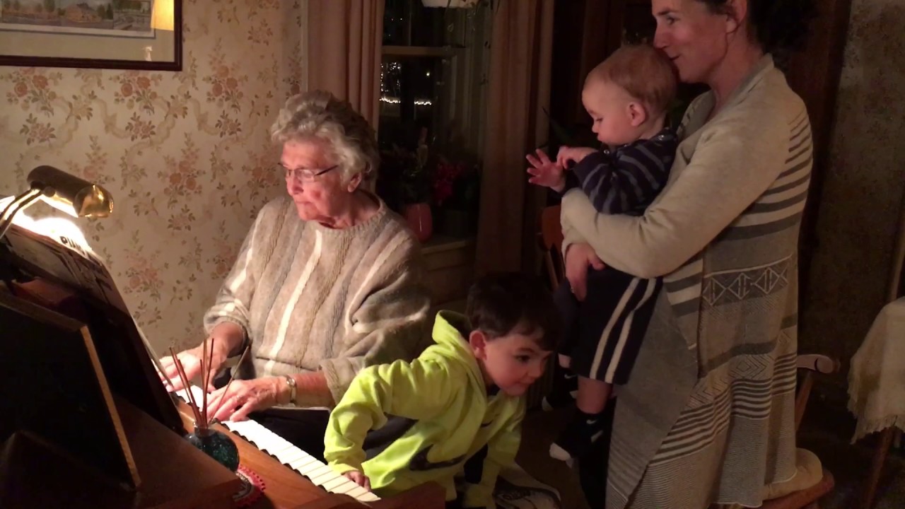 Piano with Great Grammy - YouTube