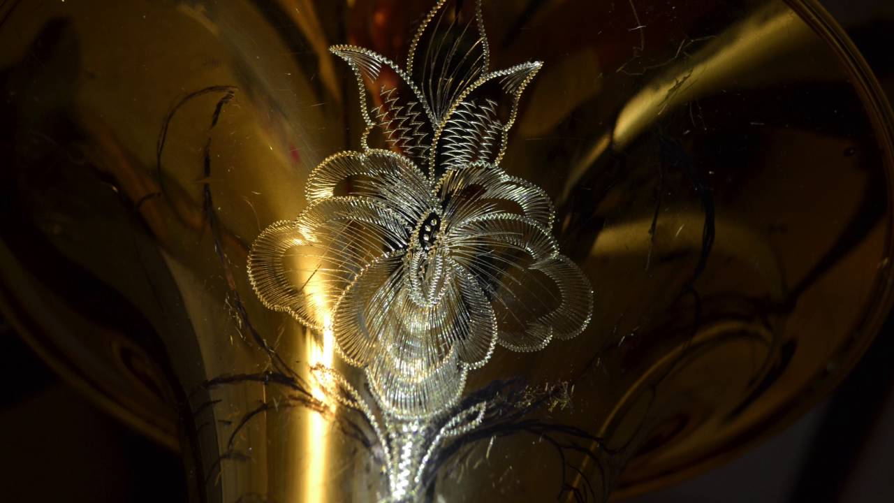 Yamaha Hand Engraved Trombone - YouTube