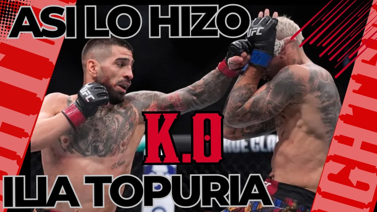 ASÍ NOQUEÓ TOPURIA a OLIVEIRA - EL SECRETO DETRAS DEL KO - YouTube