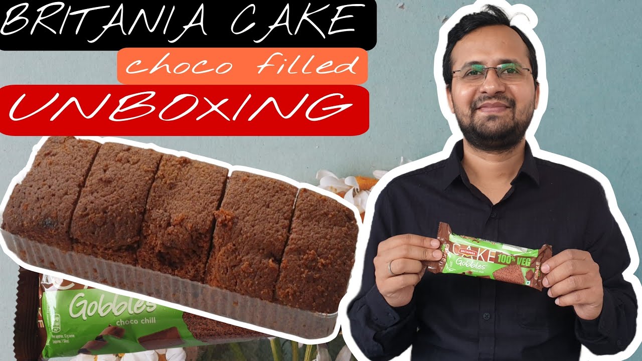 How to unbox Britania Cake Chocolate Filled || Review by two person ...