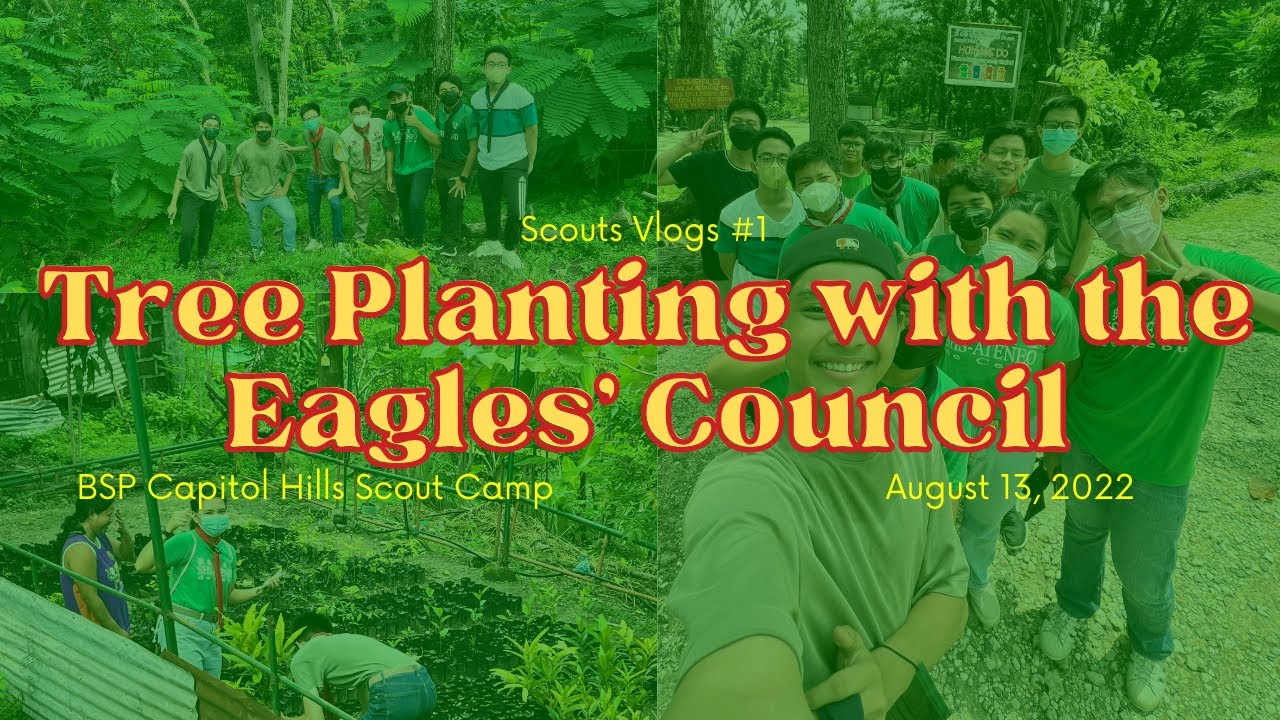 🌲Tree Planting in the BSP Capitol Hills Scout Camp!💕 ft. the SHS-AdC ...