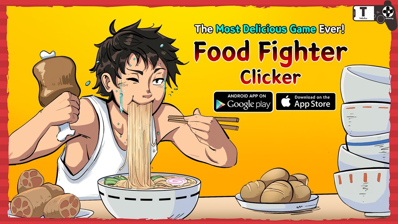 Food Fighter Clicker Mukbang Gameplay Android / iOS - YouTube