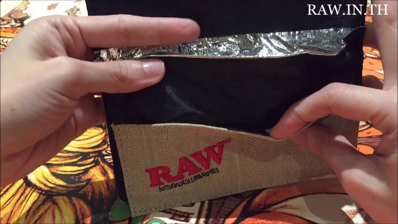 รีวิว กระเป๋าเก็บยาเส้น RAW Wallet - YouTube