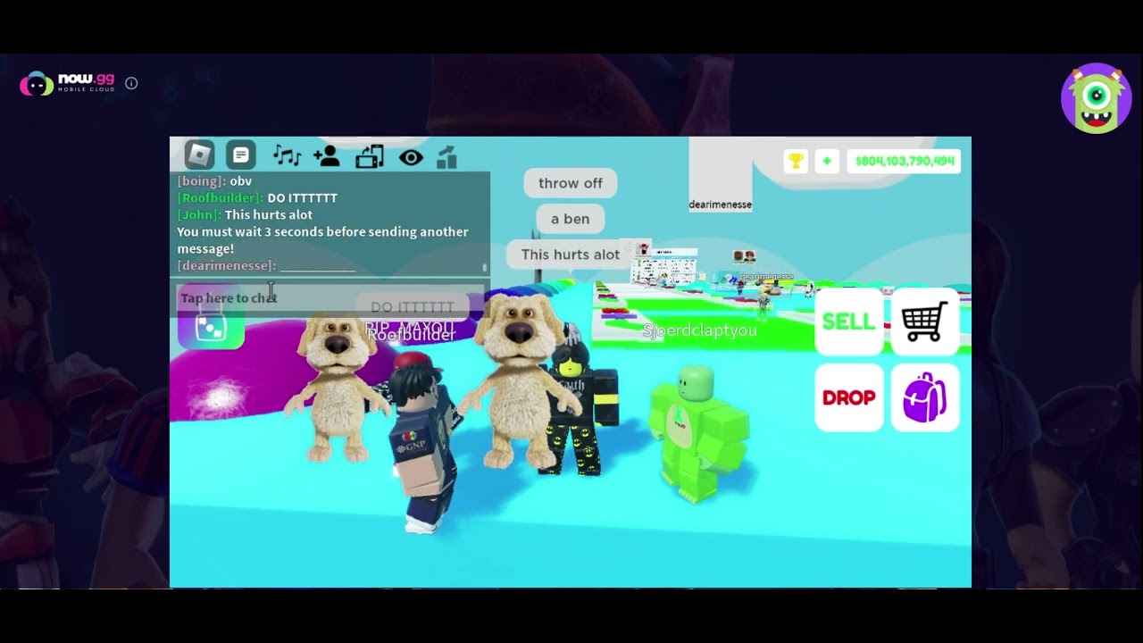 Throwing Off A Ben NFT Roblox: Pop It Trading - YouTube