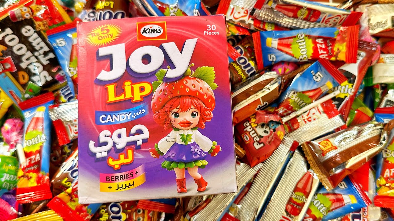 Some Percy Candies | Joy Lip Candy | Kinder Tricky Lollipops and ...