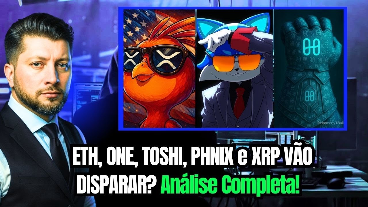 🔥 ETH, ONE, TOSHI, PHNIX e XRP VÃO DISPARAR? Análise Completa! - YouTube