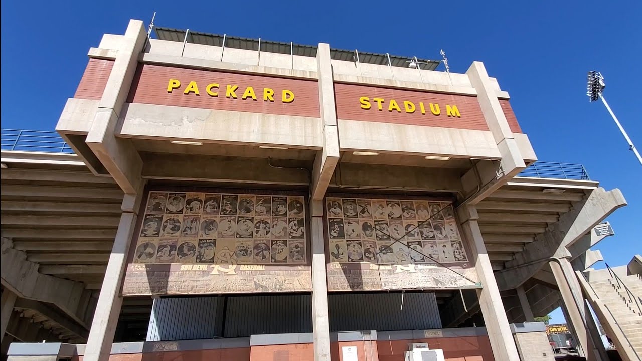 ASU Packard Stadium abandonded - YouTube