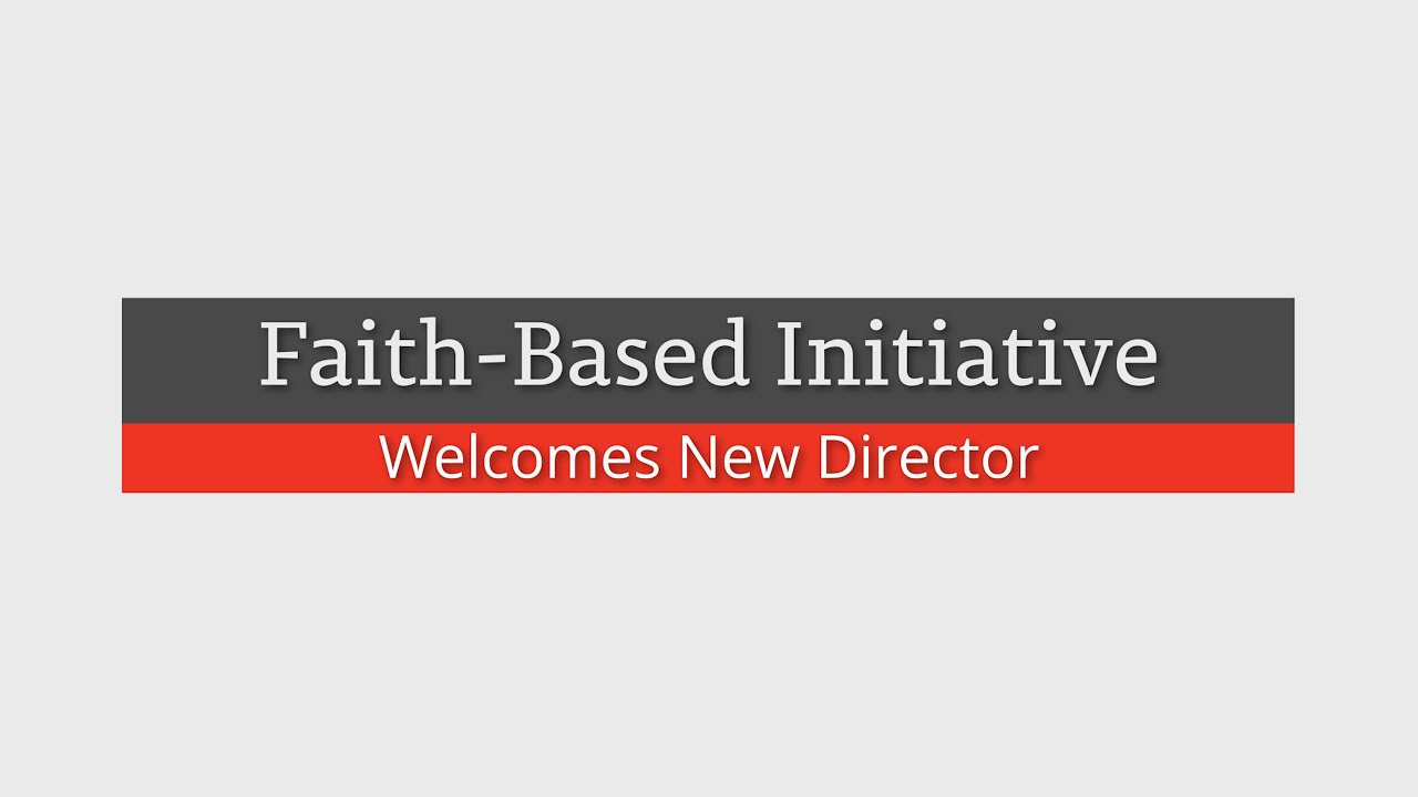 TDMHSAS Announces New Faith-Based Initiative Director - YouTube