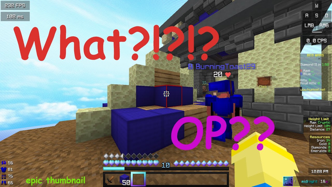 the best bedwars bed defense (tutorial) - YouTube