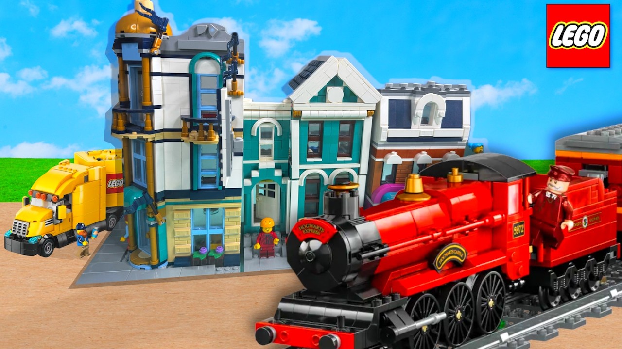 How to Build LEGO TRAIN Layout on a Budget - YouTube