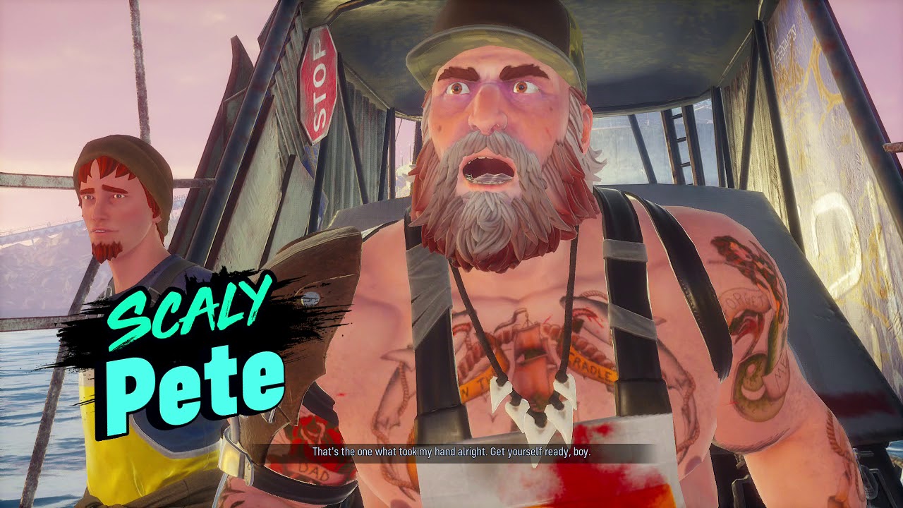 Scaly Pete First Boss Fight Maneater (2020) - Electric Megadon Ultimate ...
