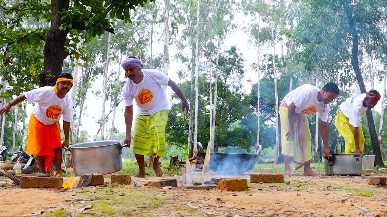 CHICKEN MASALA CURRY and mixed vegetable curry | Village cooking ...
