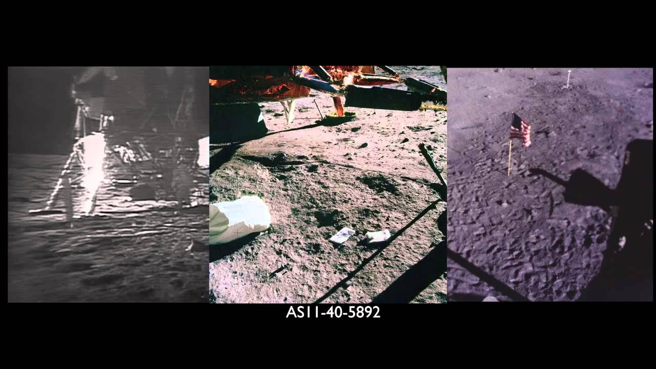 Apollo 11 Moonwalk Part 2 of 4 - YouTube
